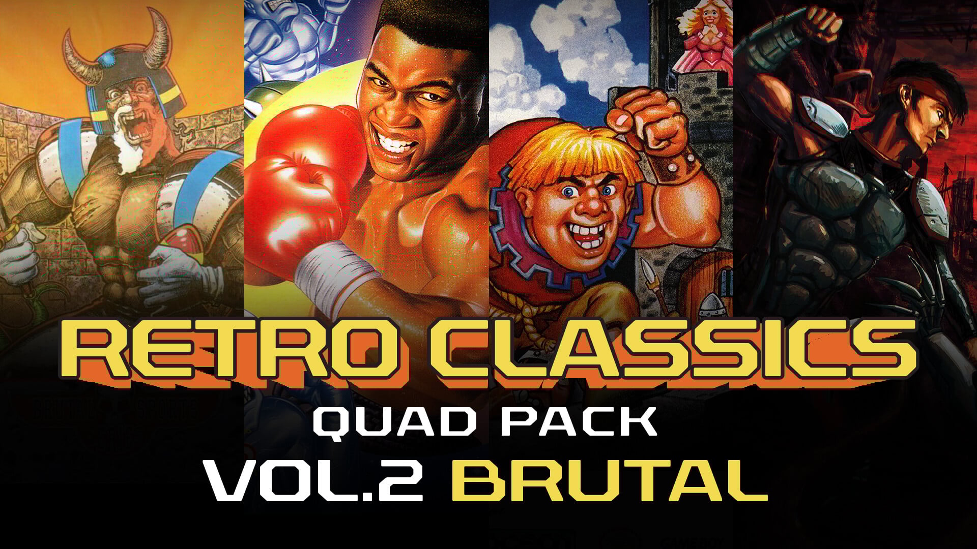 Retro Classics Quad Pack Vol.2 - Brutal | XXLGamer.de