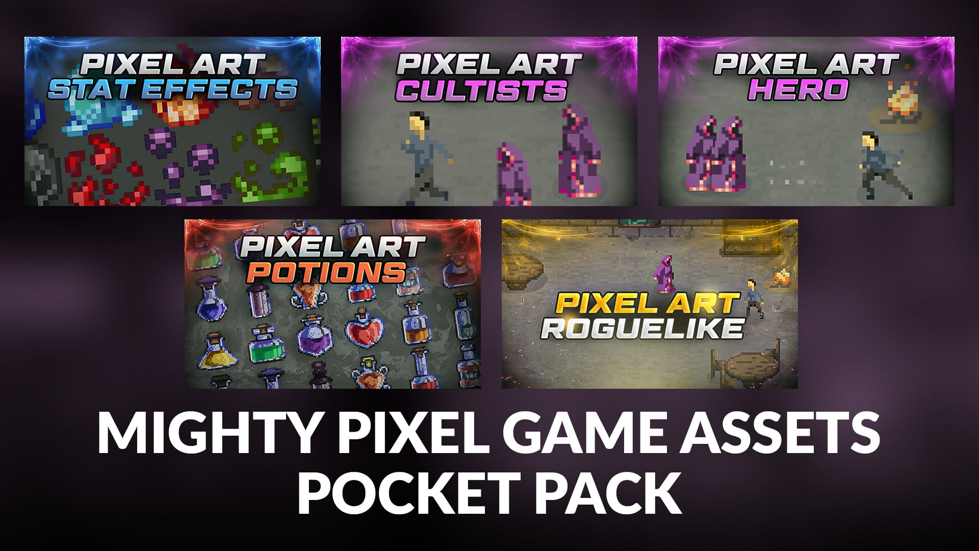 Mighty Pixel Game Asset Pocket Pack | XXLGamer.pl