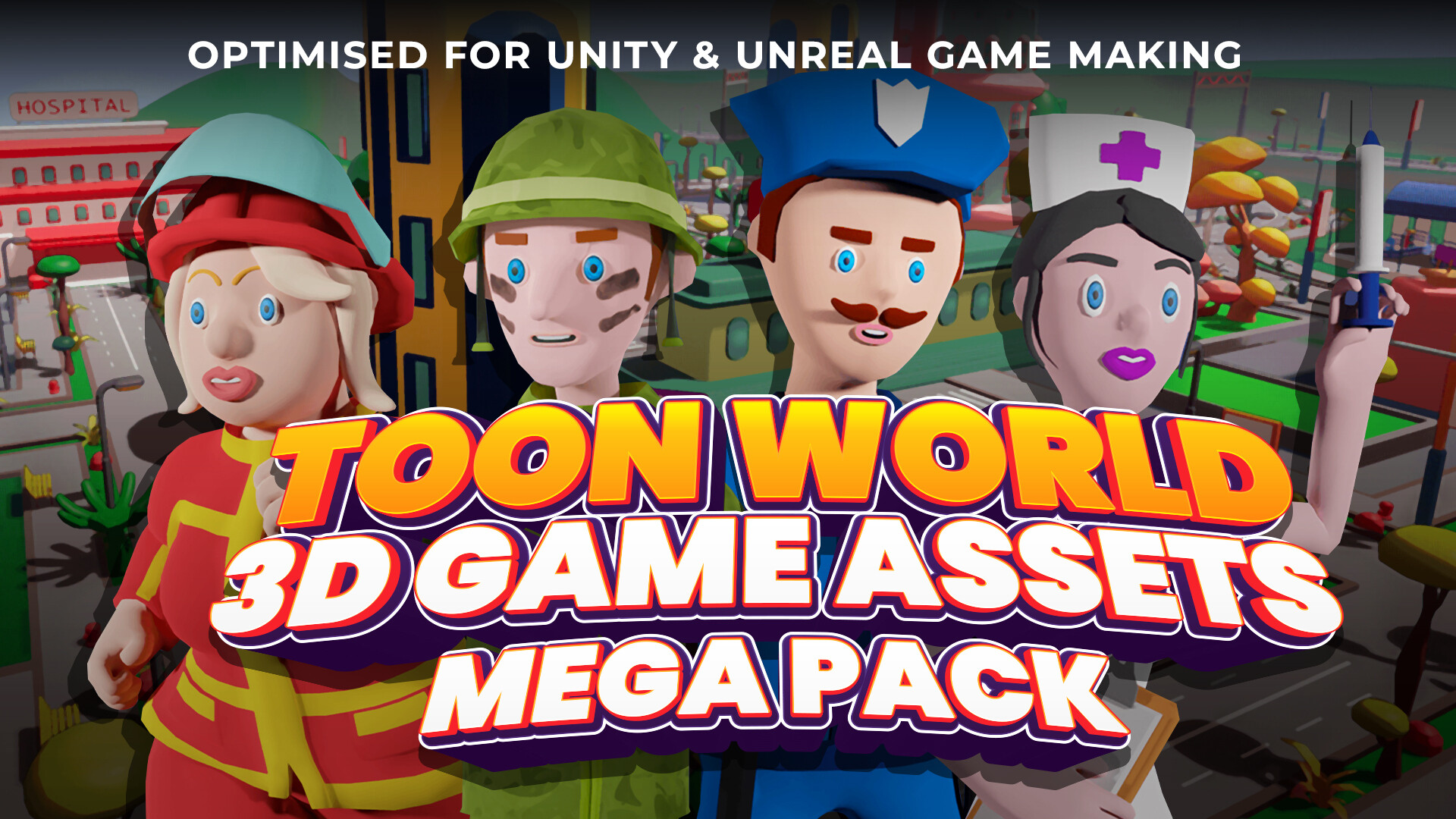 Toon World 3D Game Assets Mega Pack | XXLGamer.de
