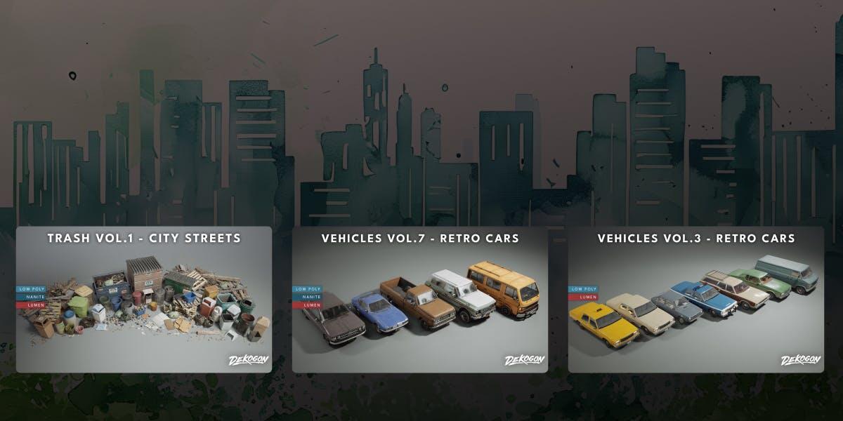 Dekogon Townscape Essentials - 2000+ Unreal Engine Assets | XXLGamer.de