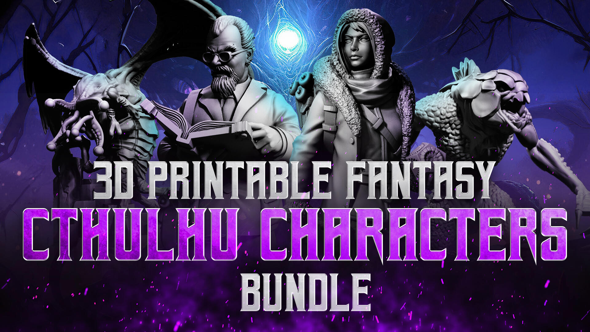 3D Printable Fantasy: Cthulhu Characters Bundle | XXLGamer.com