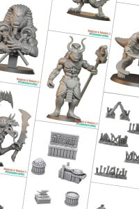 Dungeon & Monsters 3 - 3D Printable Tabletop Bundle | XXLGamer.de