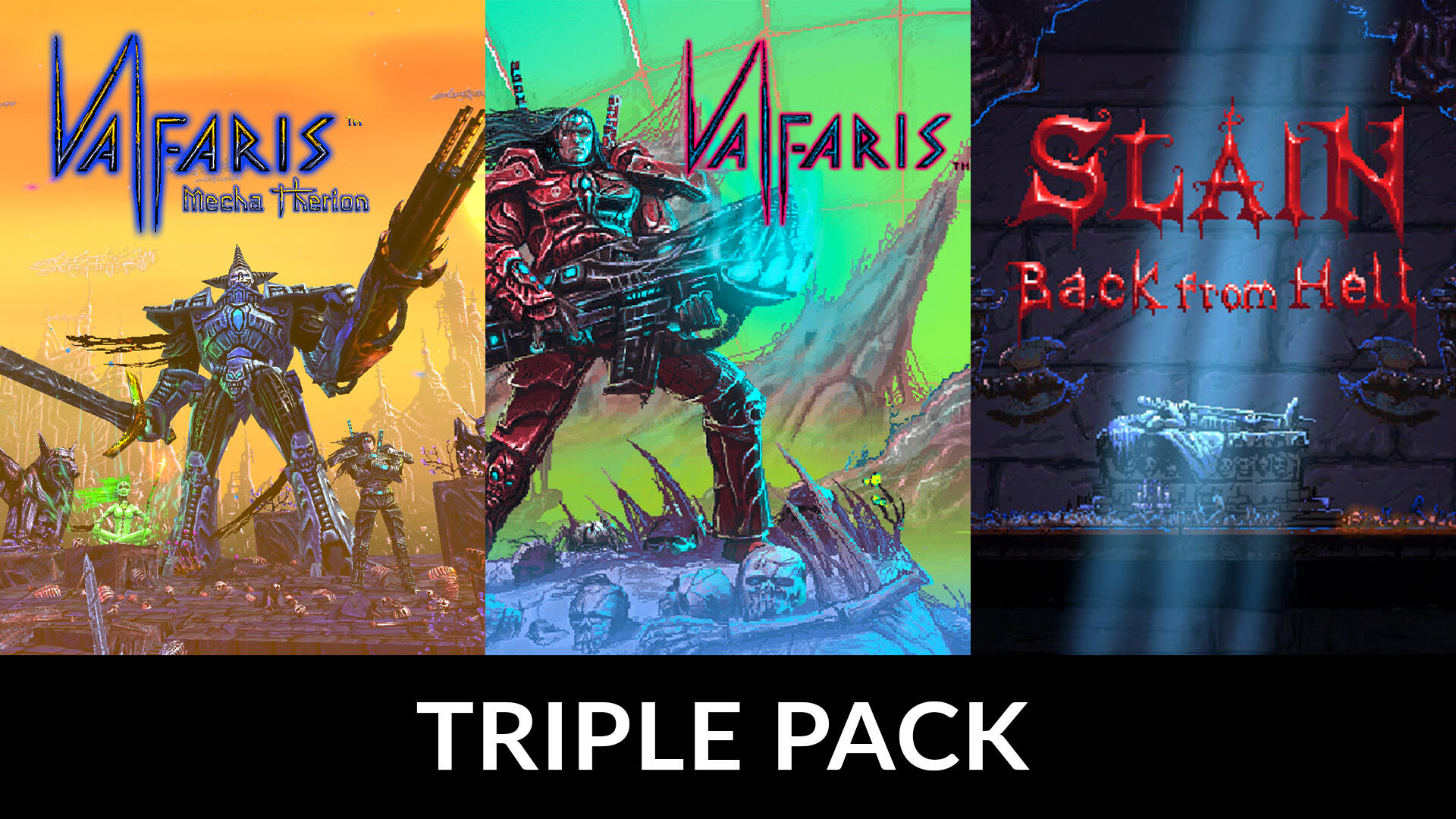 Valfaris: Mecha Therion, Valfaris & Slain: Back from Hell Triple Pack ...