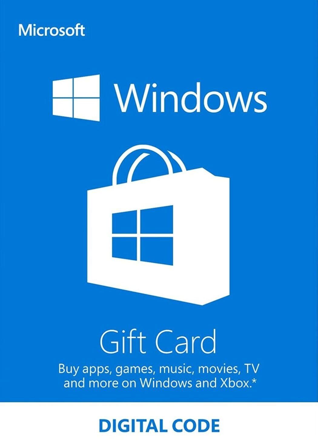 Microsoft Windows Store Gift Card Code 🕹️ cena od 20.98 zł | XXLGamer.pl